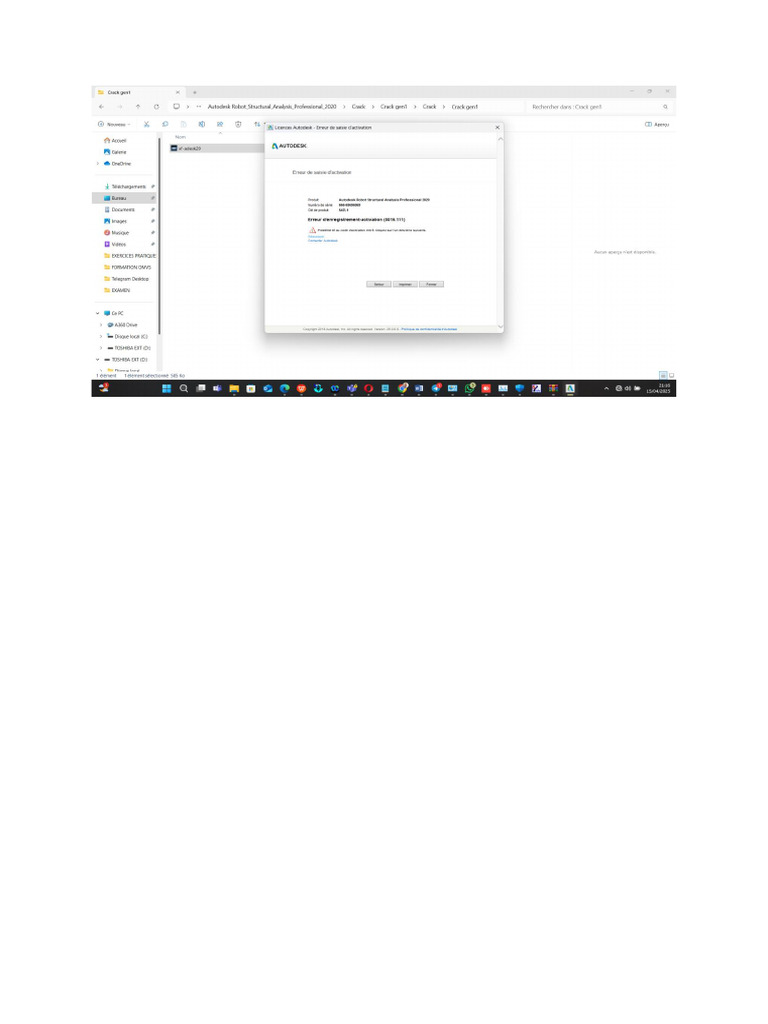 Problème Activation Robot | PDF