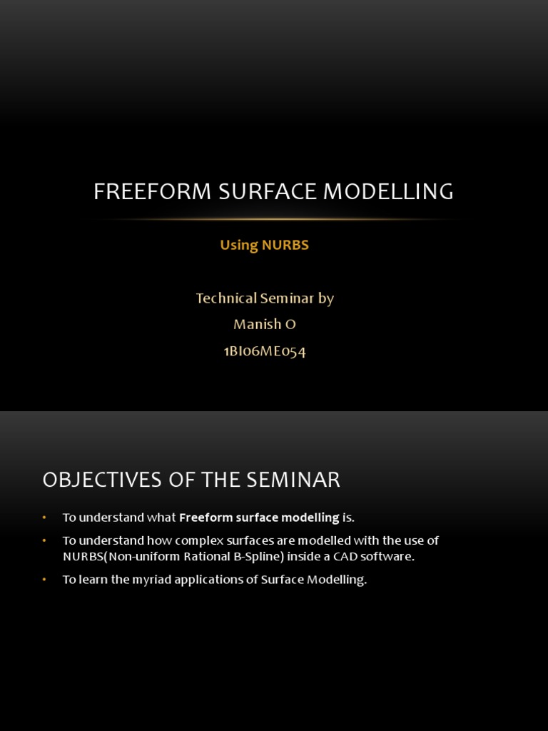 Freeform Surface Modeling 07 | PDF | Computer Aided Design ...