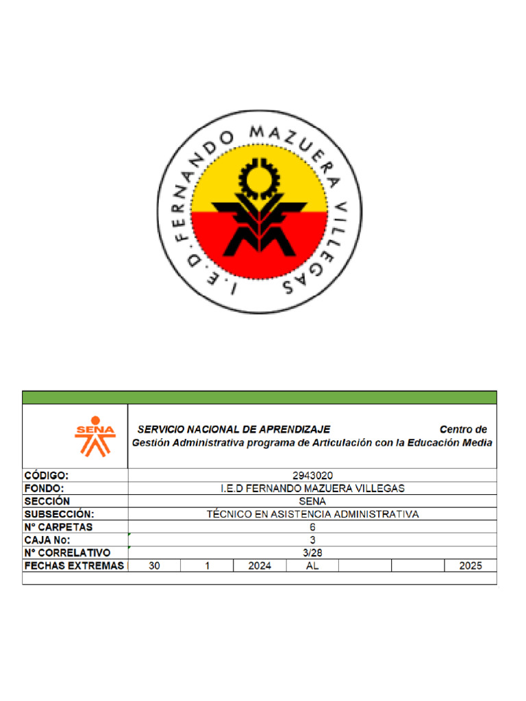 Portada Del Folder | PDF