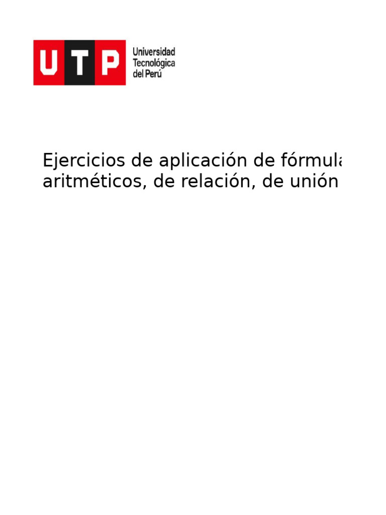 S04 - S1 - Resolver Ejercicios | PDF