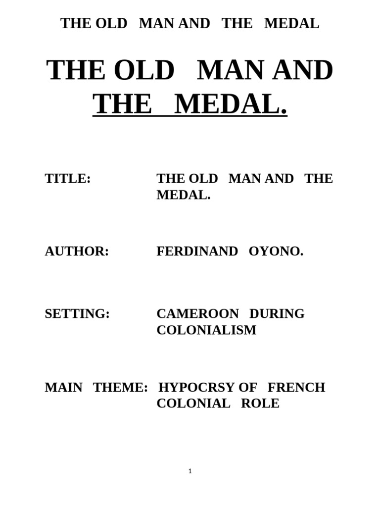 The Old Man and The Medal-1 | PDF | Marriage