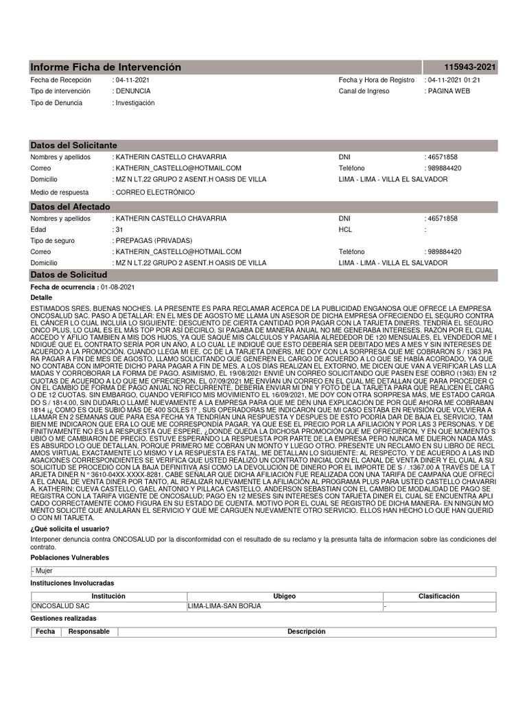 11688-2021 - Opt Remitido | PDF | Póliza de seguros