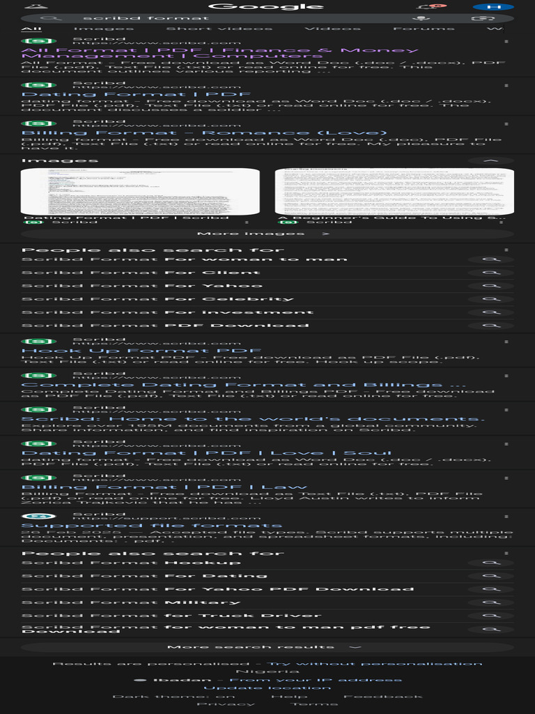 Scribd Format - Google Search | PDF | Scribd | Computing