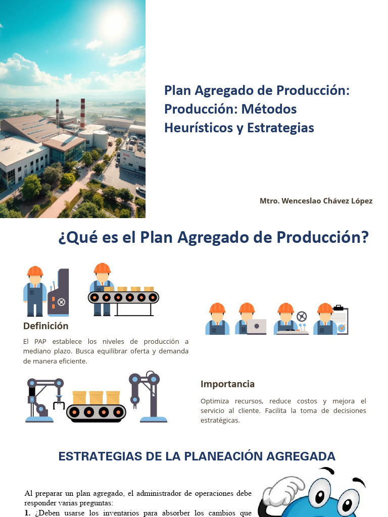 Plan-Agregado-de-Produccion-Metodos-Heuristicos-y-Estrategias | PDF | Planificación | Economias