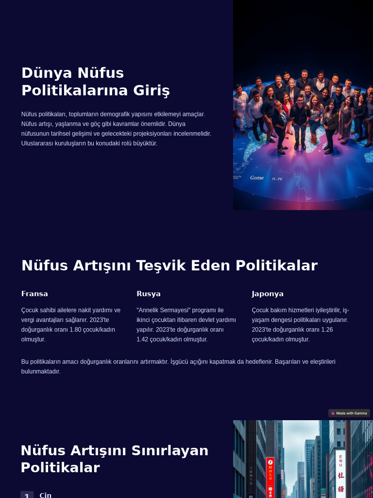 Dunya Nufus Politikalarina Giris | PDF