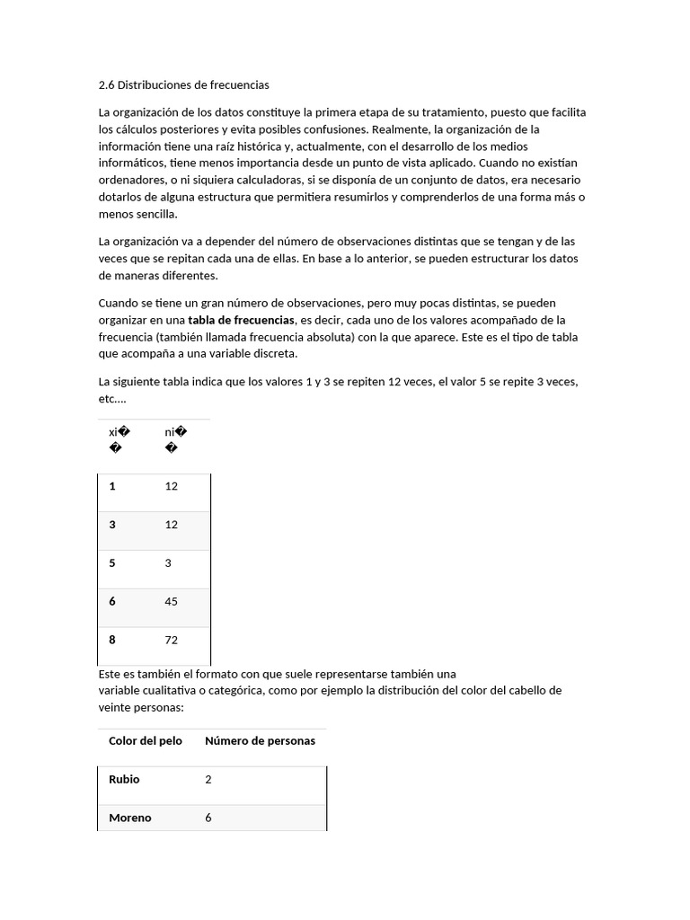 Clase 1 estadìstica descriptiva (unidimensional) | PDF