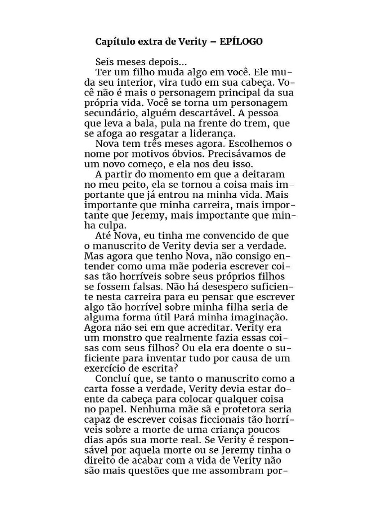 Verity - Capitulo Extra | PDF