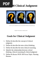 NurseThink® RN Clinical Judgment Map | PDF | Medical Diagnosis | Nursing