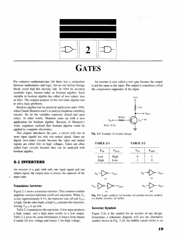 Concept of Gates | PDF