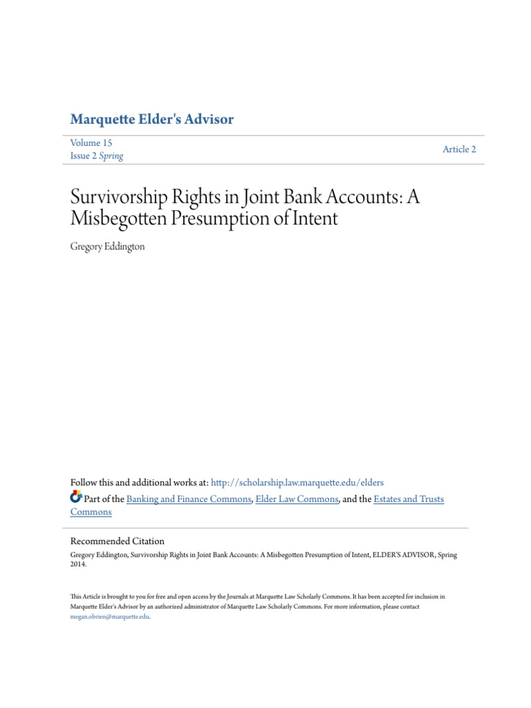 Survivorship Rights | PDF | Will And Testament | Concurrent Estate