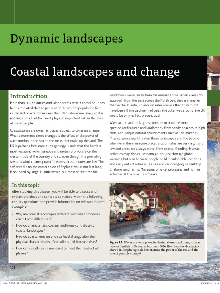 Edexcel GCE Geography as Level Student Book ---- (Topic 3 Coastal ...