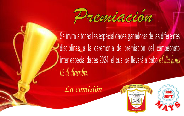 Premiacion | PDF