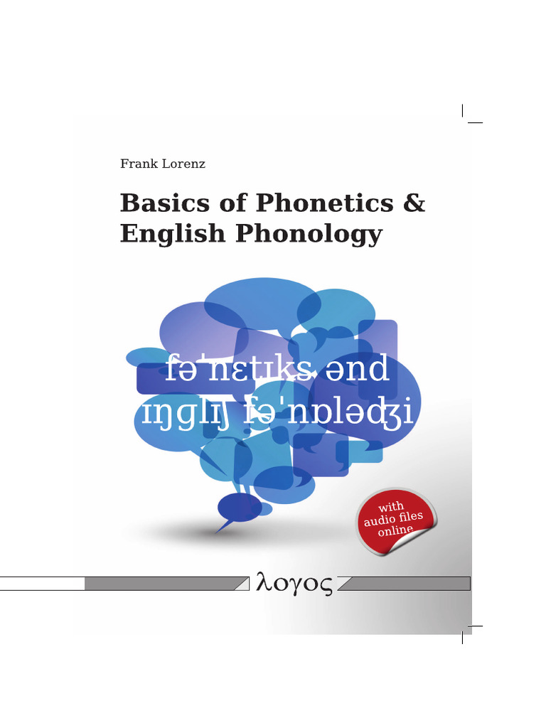 Basics of Phonetics and English Phonology - Frank Lorenz - 2012 | PDF ...