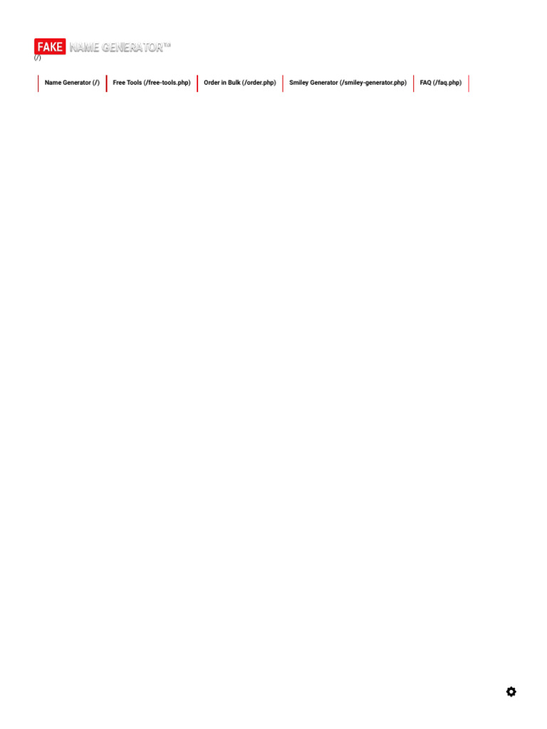 Generate A Random Name - Female, American, United States - Fake | PDF ...