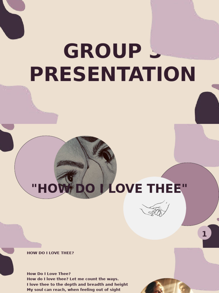 Analysis of "How Do I Love Thee?" | PDF | Poetry | Sonnets