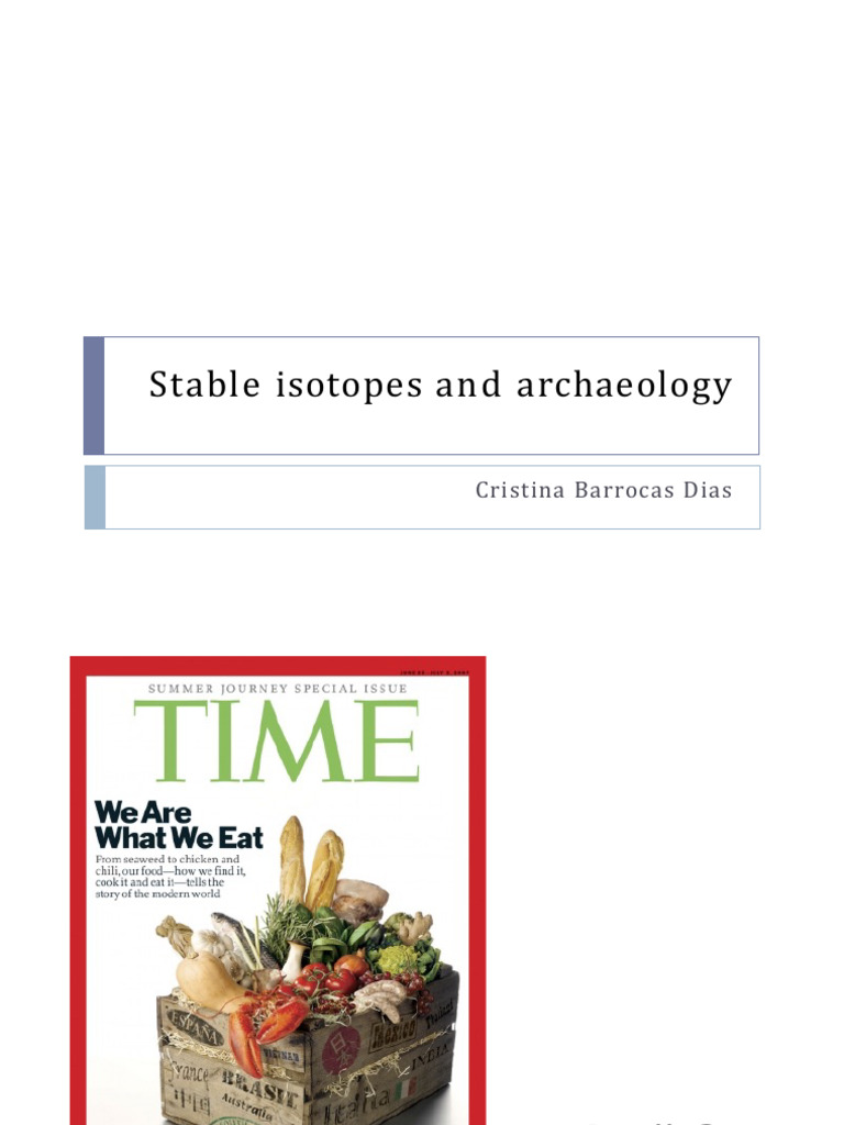 Stable Isotopes in Archaeological Diet Analysis | PDF | Photosynthesis ...