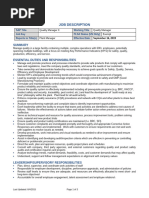 QHSE Manager Job Description | PDF | Quality Assurance | Occupational ...