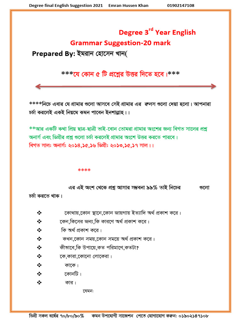 English Grammar Suggestion | PDF | Morphology | Language Mechanics