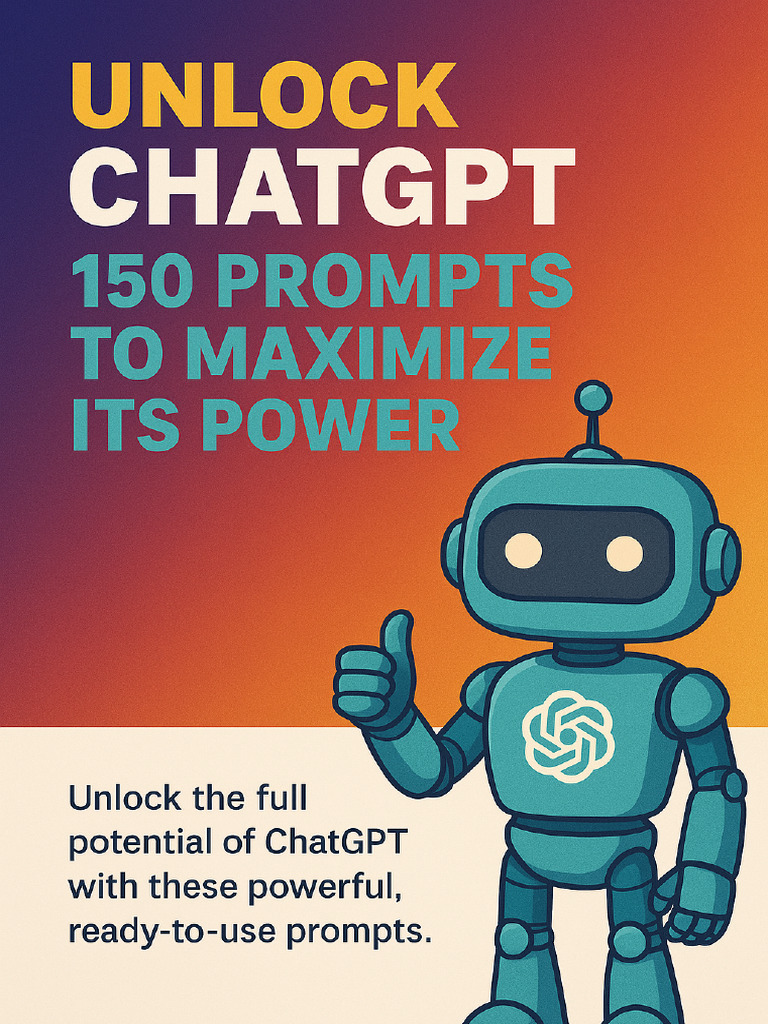 Unlock ChatGPT: 150 Power Prompts | PDF | Java Script | Digital Marketing