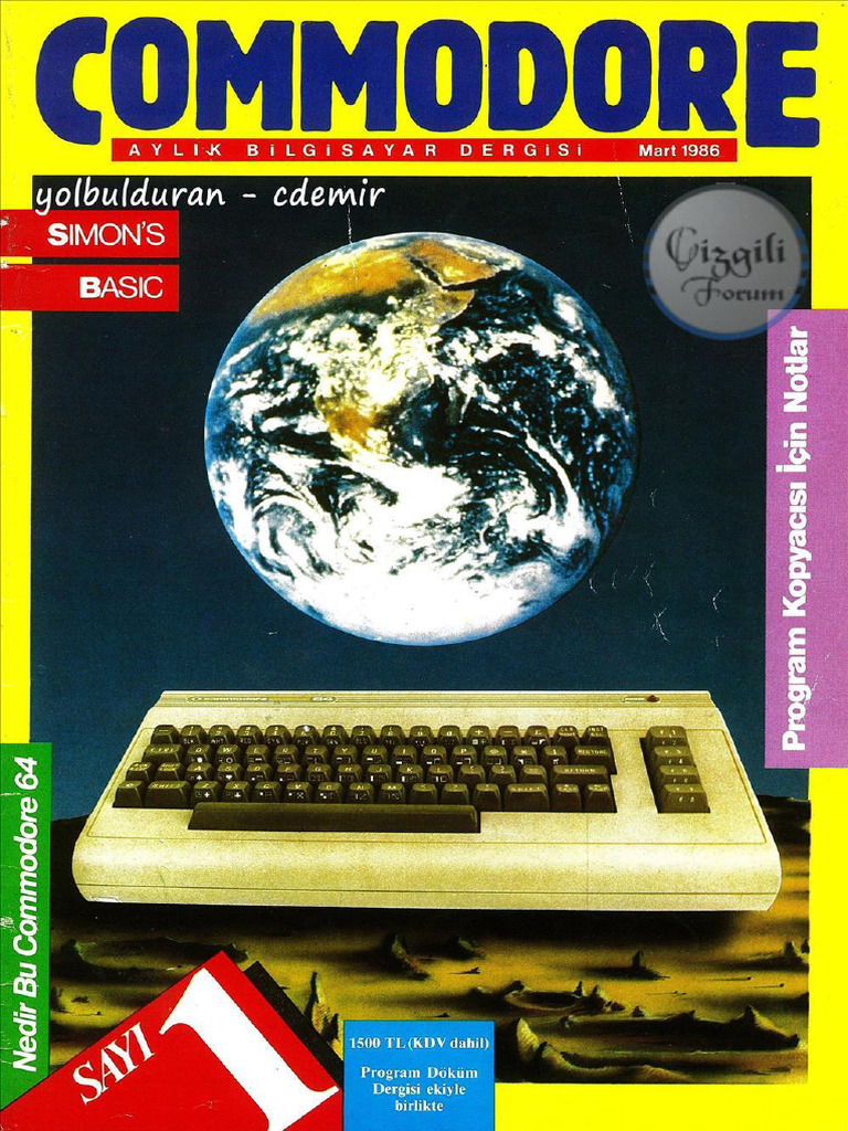 Commodore Sayi 01 Mart 1986 | PDF
