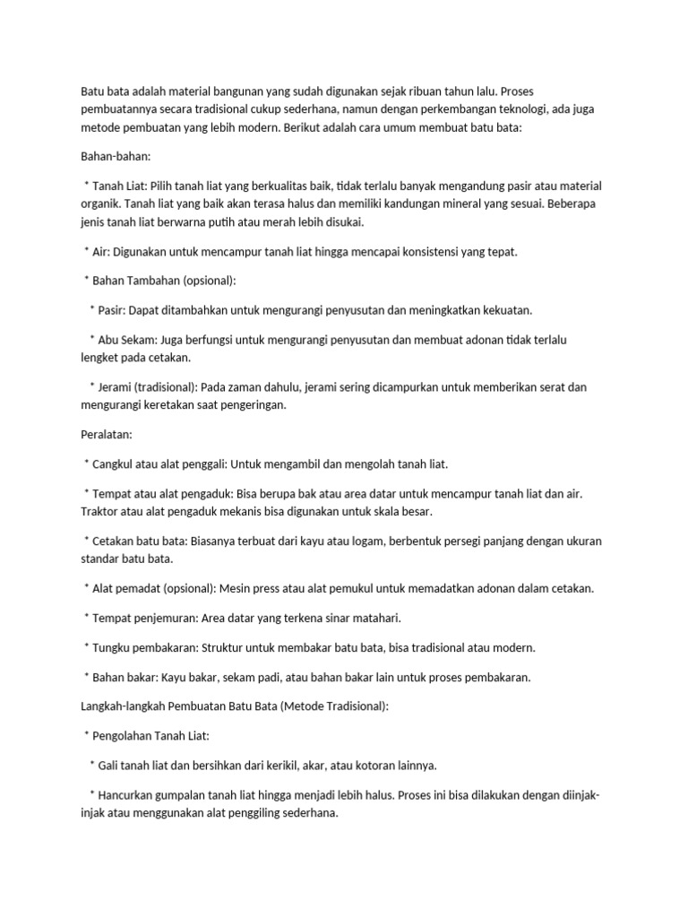 Batu Bata adala-WPS Office | PDF