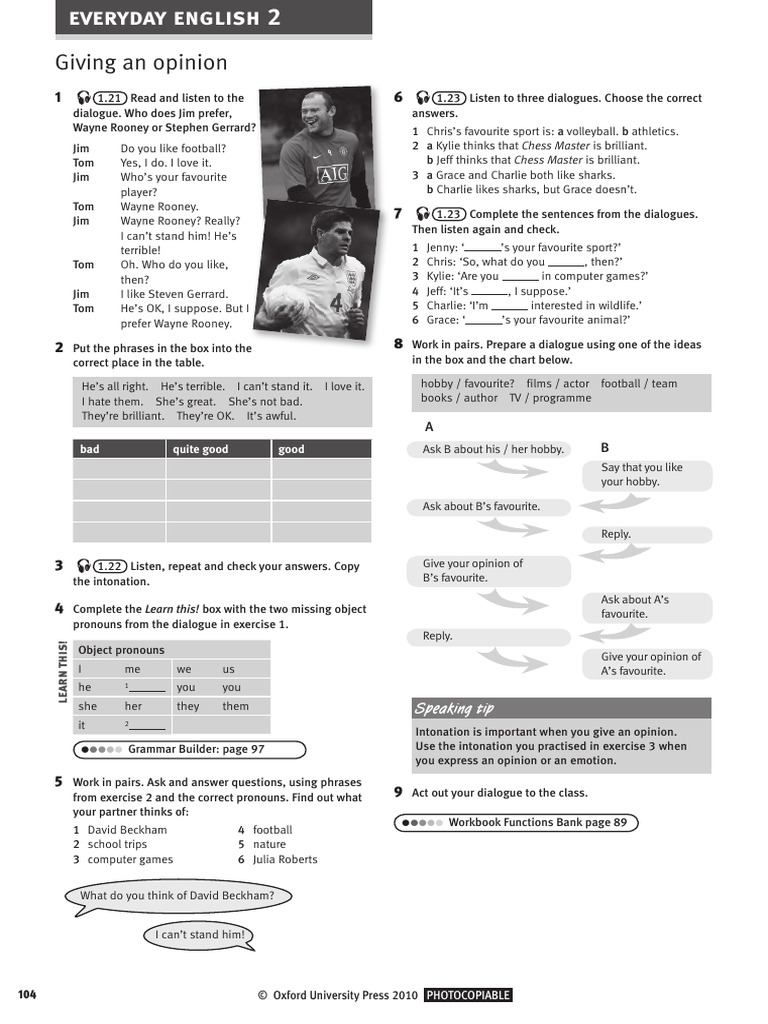 Aim High 1 Everyday English WWW - Frenglish.rueveryday English 2everyday English 2 | PDF ...