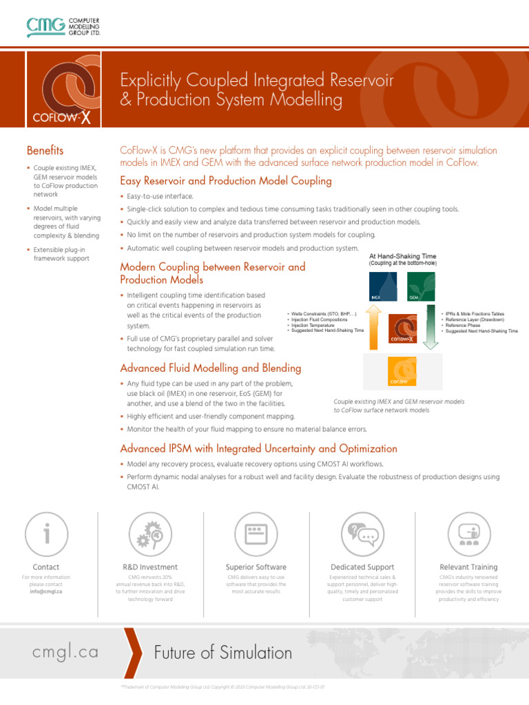 CoFlow-X Product Brochure | PDF | Simulation | Petroleum Reservoir