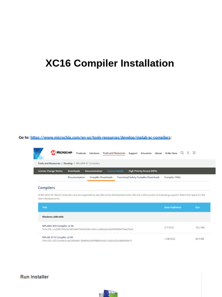 Lab 1.1 XC16 Compiler Install | PDF