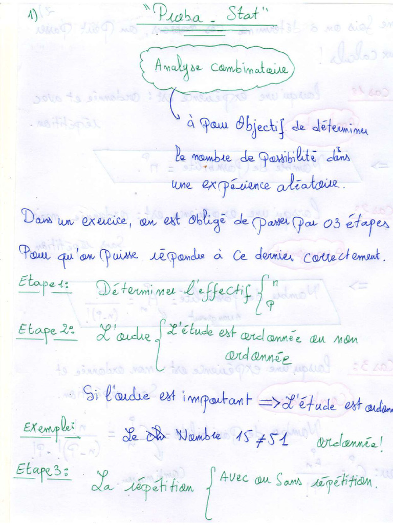 Analyse Combinatoire | PDF