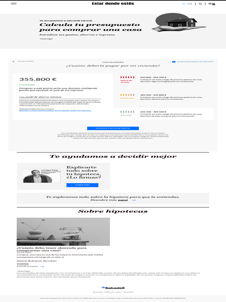 ¿Cuánto Debería Pagar Por Mi Vivienda EDE | PDF | Economias