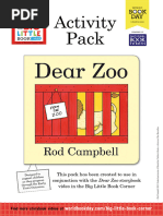 Dear Zoo Activity Pack PDF | PDF