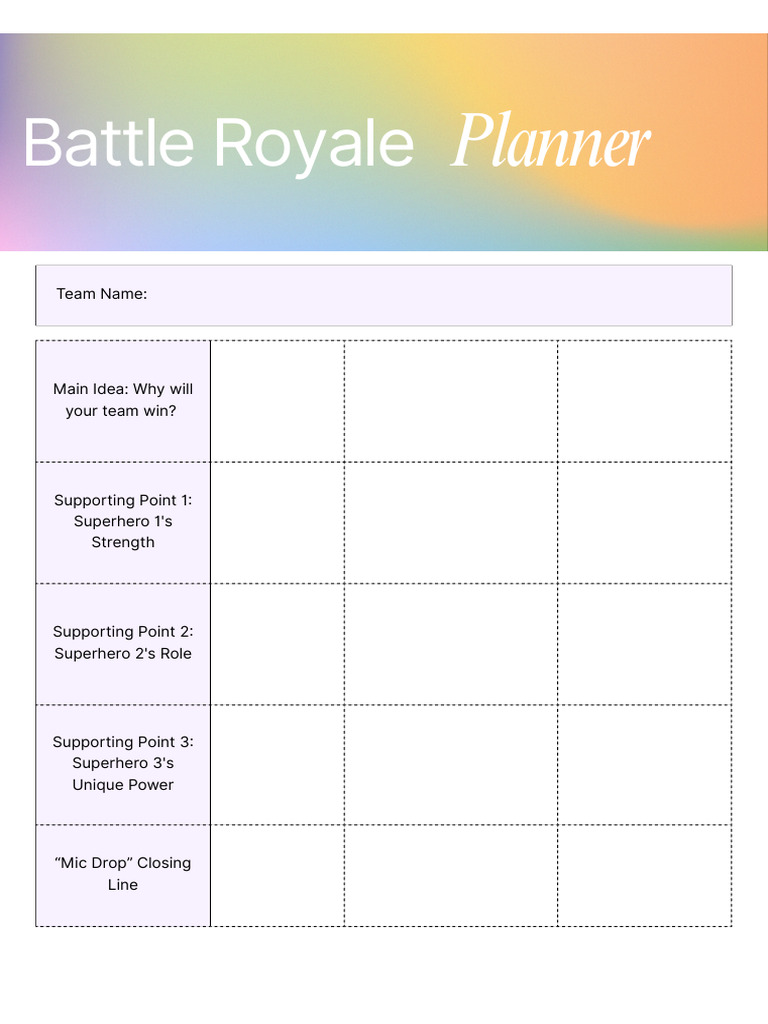 Presentation Planner | PDF