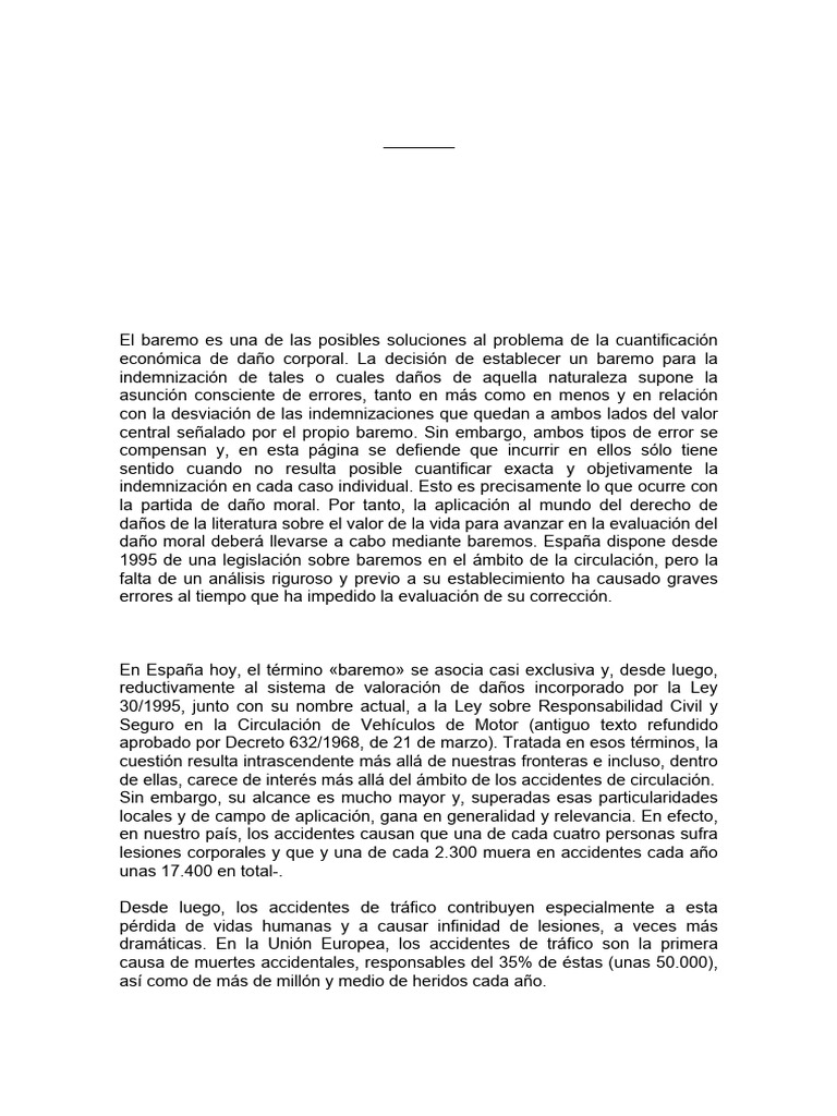 Baremos, Pintos | PDF | Daños y perjuicios | Caso de ley