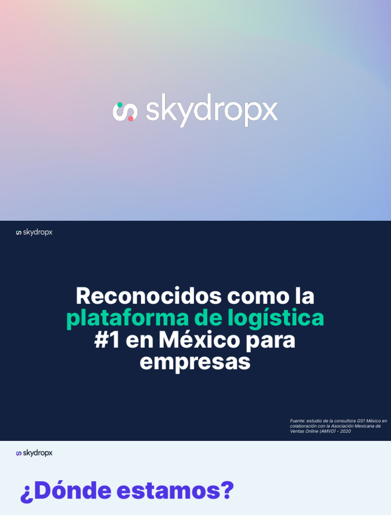Inicia sesión en Skydropx para envíos | PDF | Logística | Comercio ...