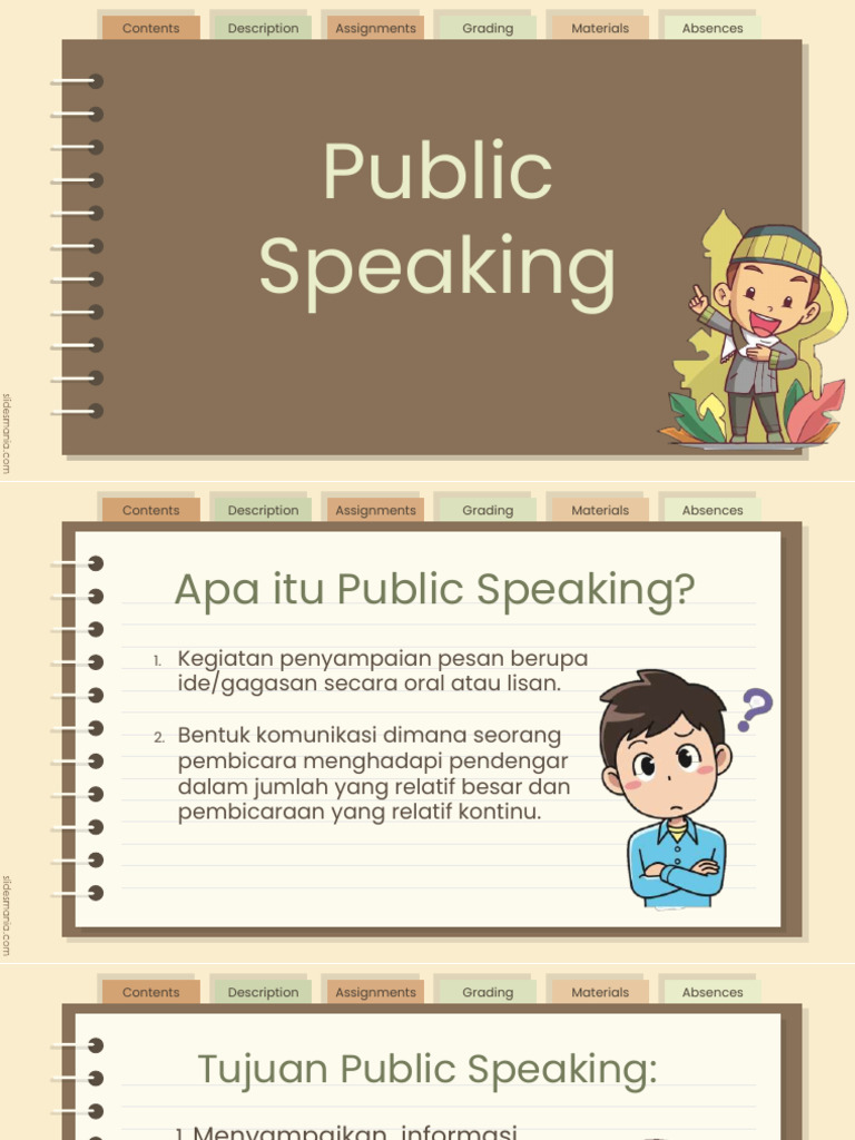 Public Speaking | PDF