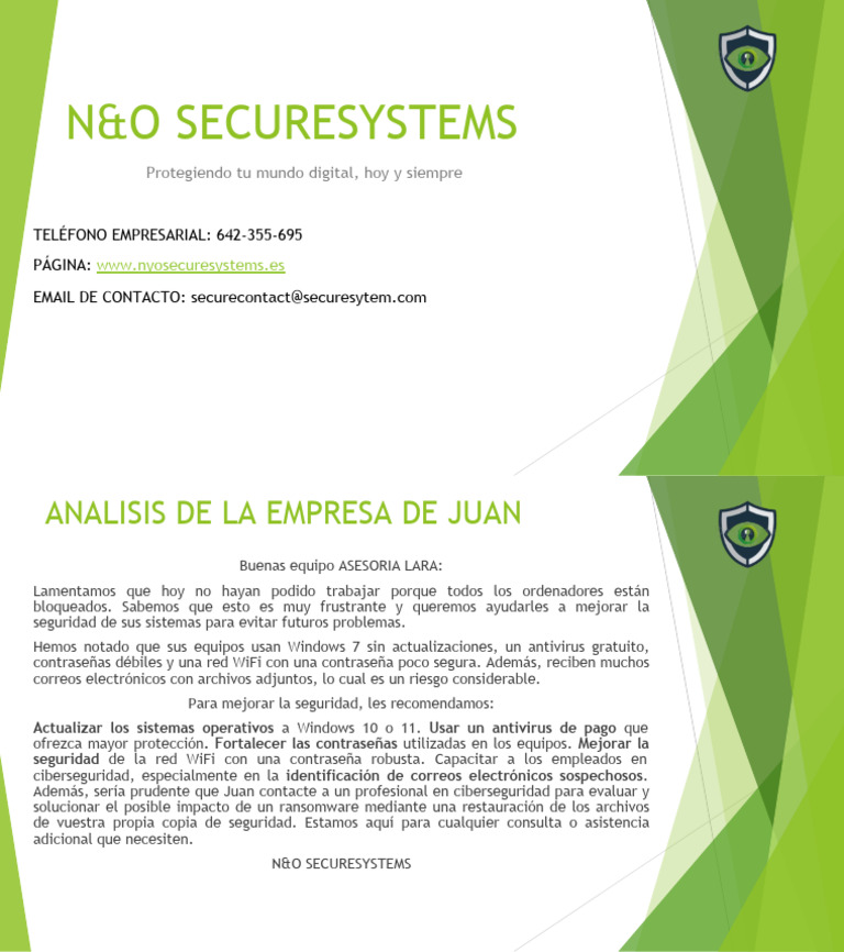 N&O SECURESYSTEMS Analisis | PDF