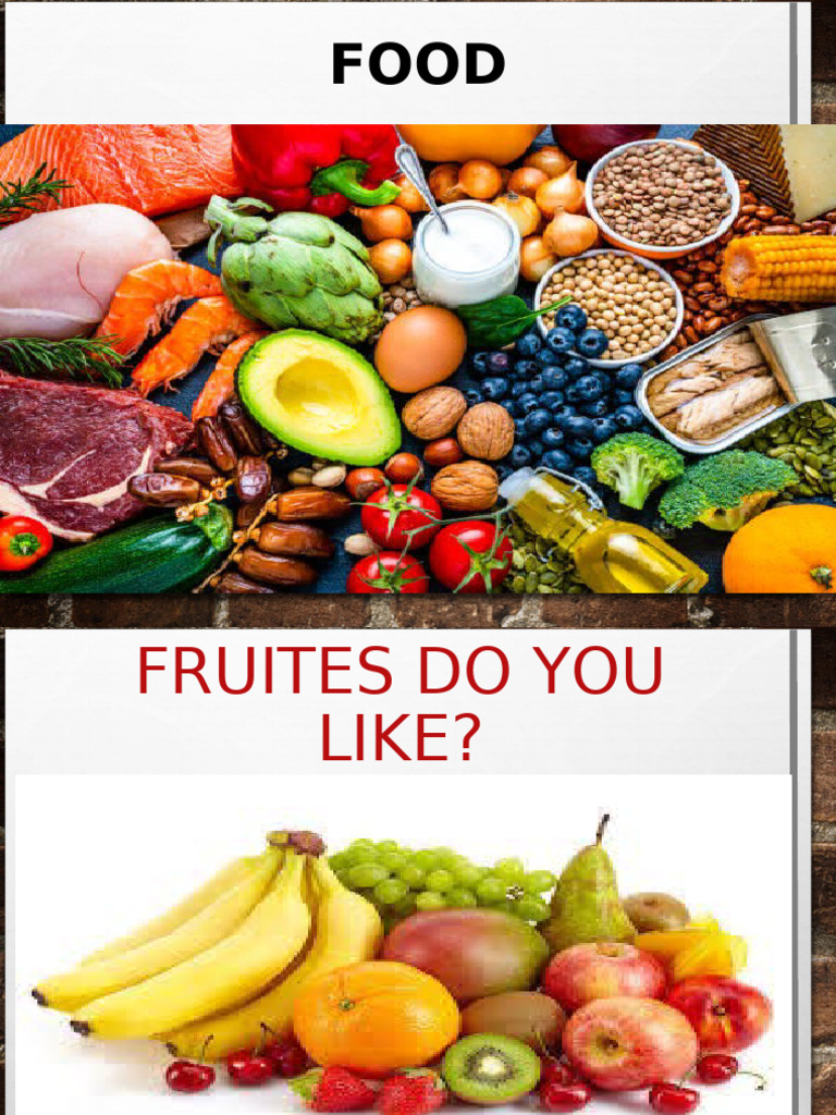 Food Vocabulary Flashcards 53268 | PDF