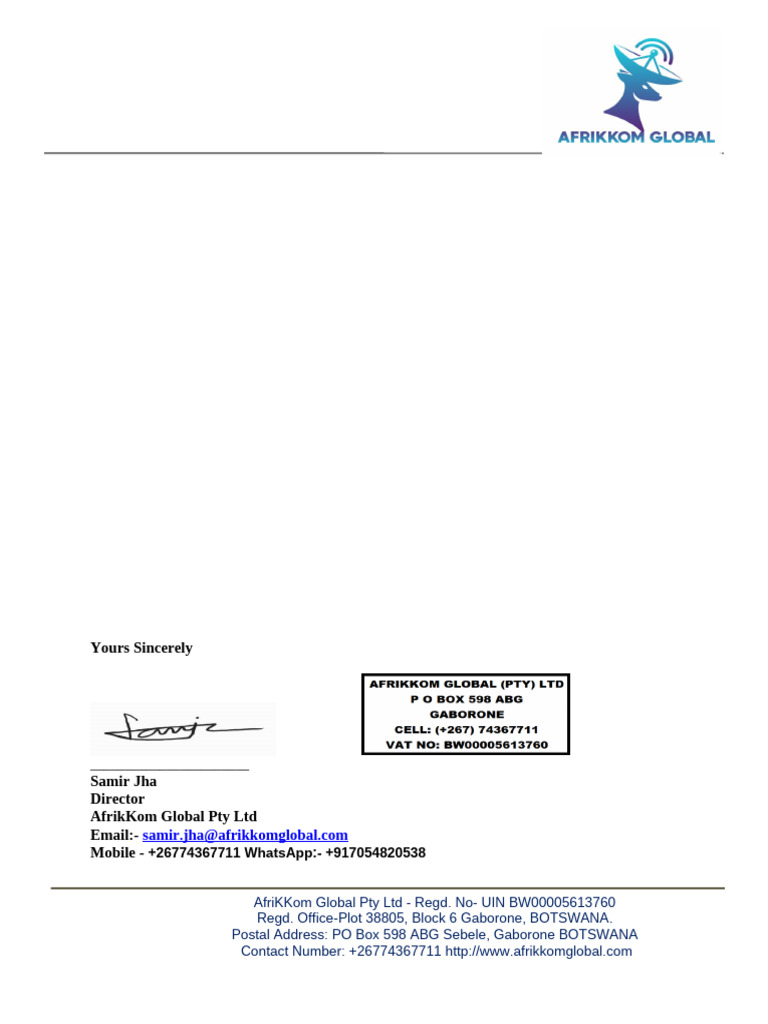 Company Letter Head | PDF