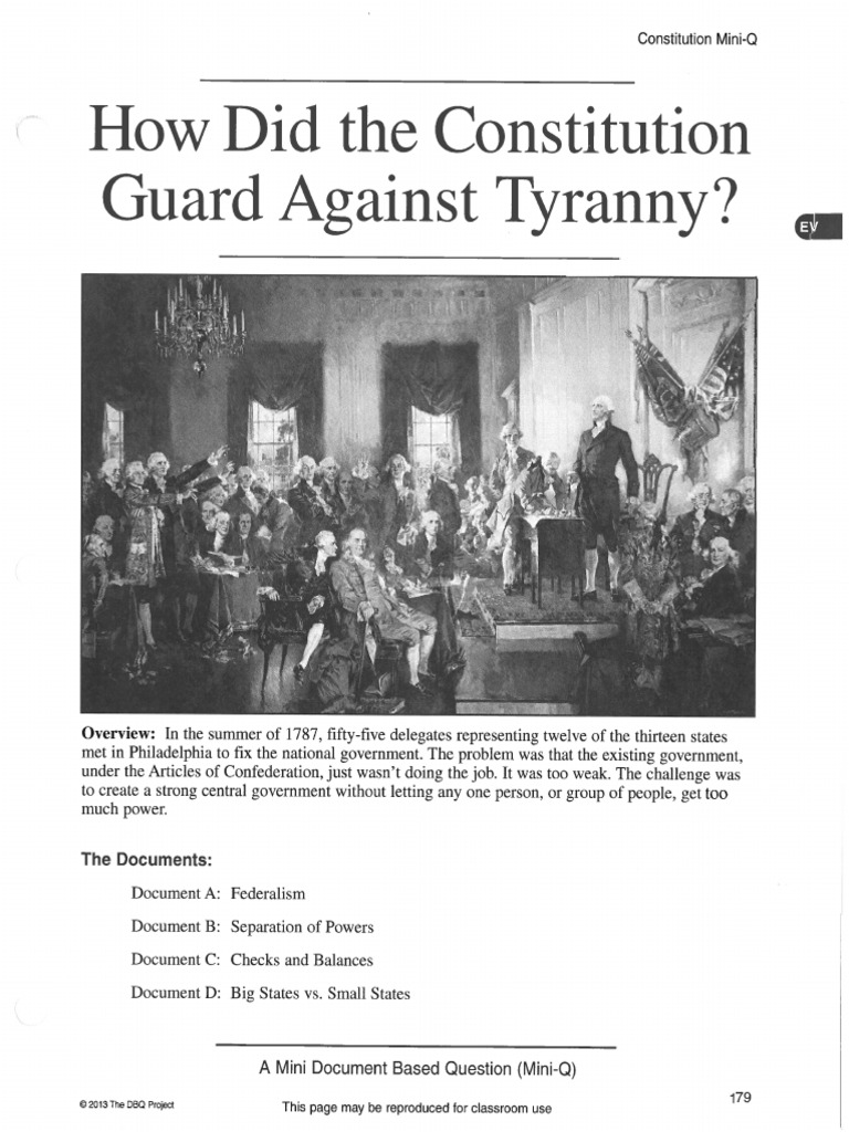 Kami Export - DBQ - Constitution | PDF