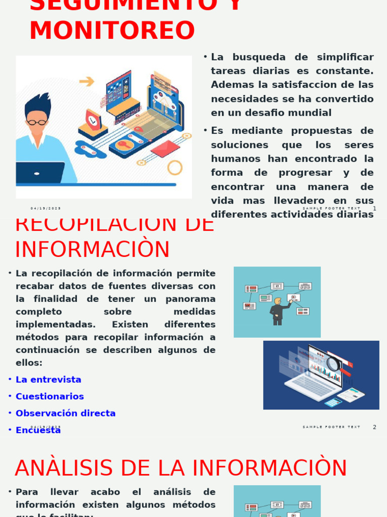 Seguimiento y Monitoreo | PDF