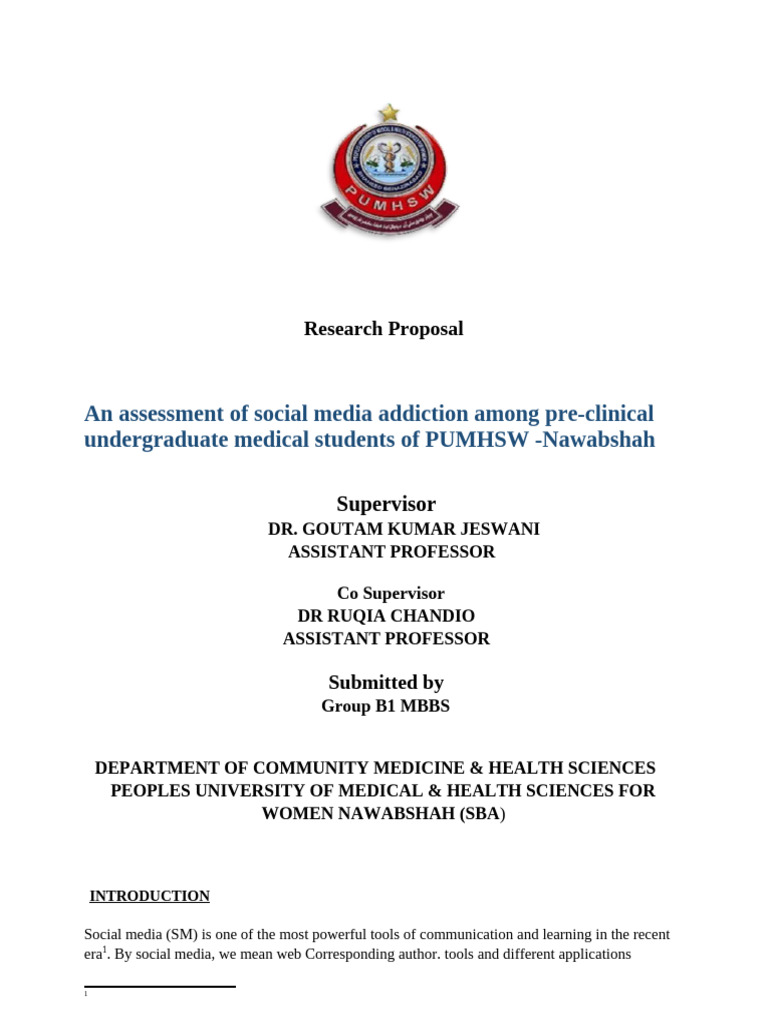 Modified Research Proposal 3 | PDF | Attention Deficit Hyperactivity ...