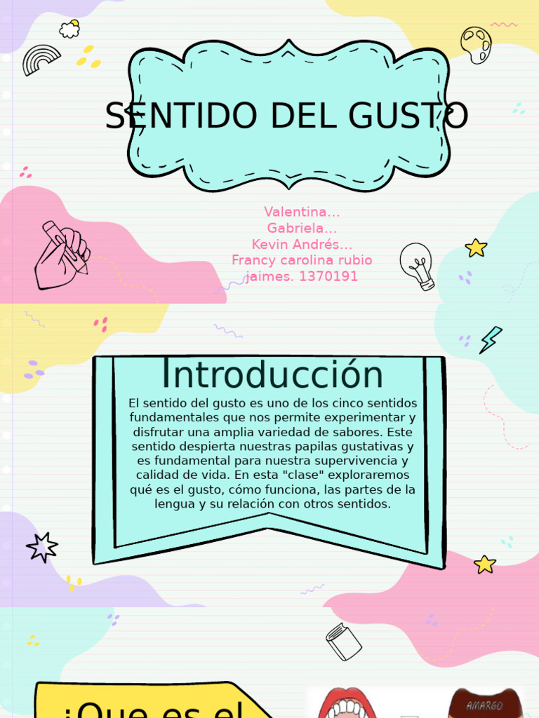 Exposicion de Mofofisiologia Humana | PDF | Gusto | Anatomia animal