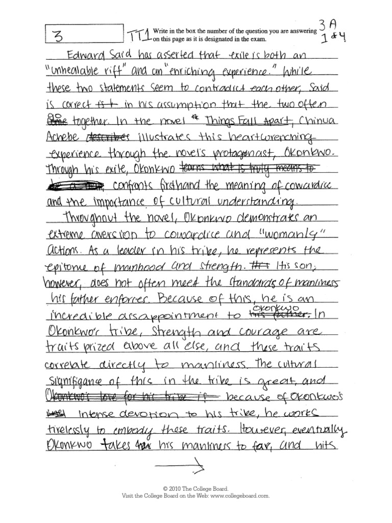 2010 Things Fall Apart Sample | PDF