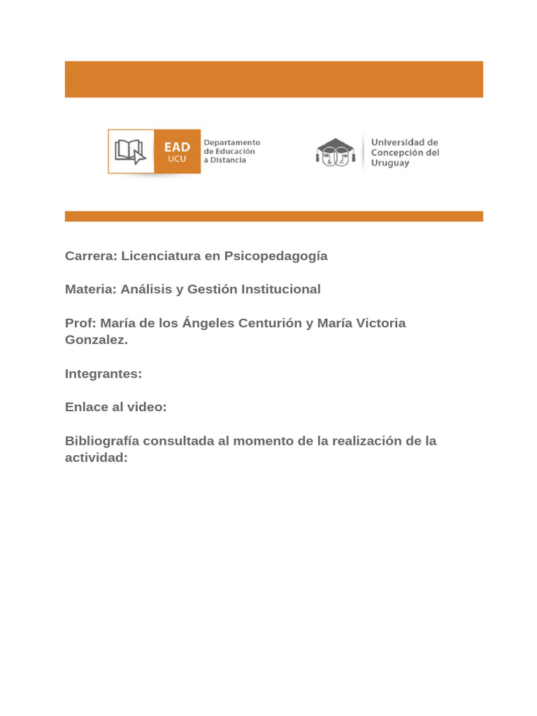 Plantilla para Entrega de Actividad Integradora AGI | PDF