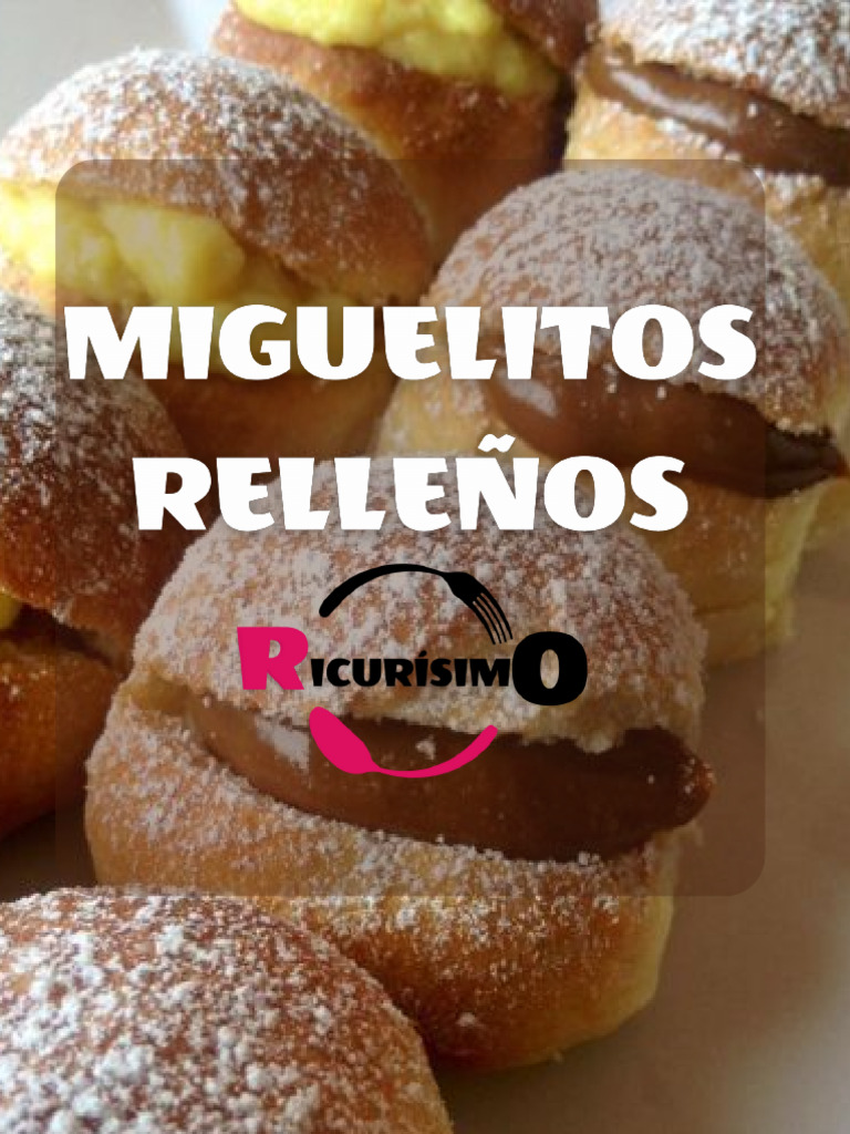 Miguelitos Rellenos | PDF | Confitería | Cocina