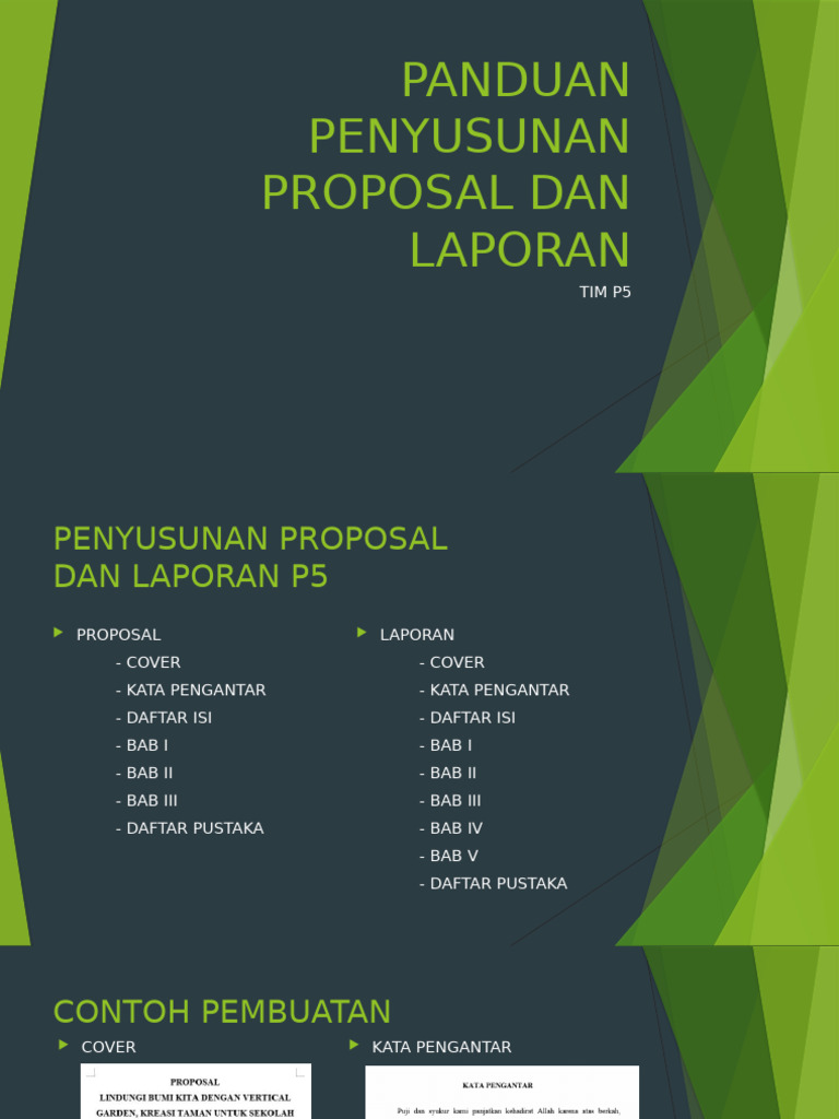 PANDUAN PEMBUATAN PROPOSAL | PDF