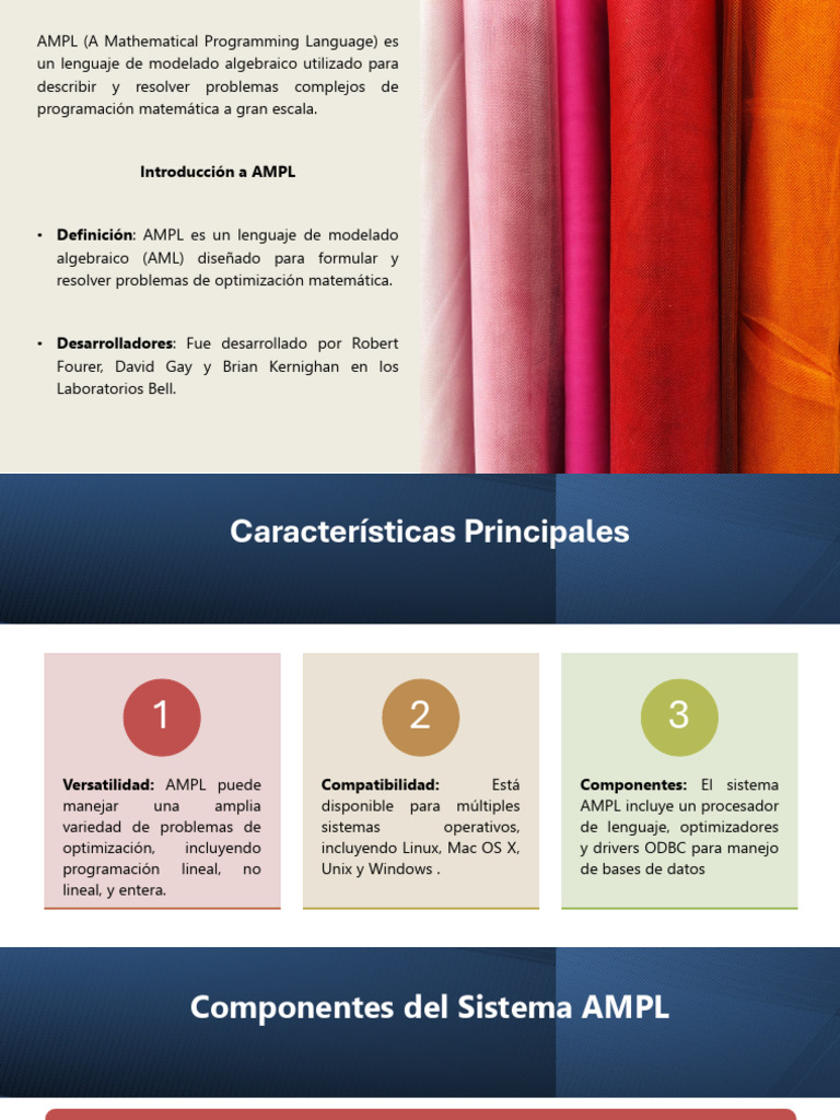 Presentación AMPL 1 | PDF | Interfaces gráficas de usuario | Programación de computadoras