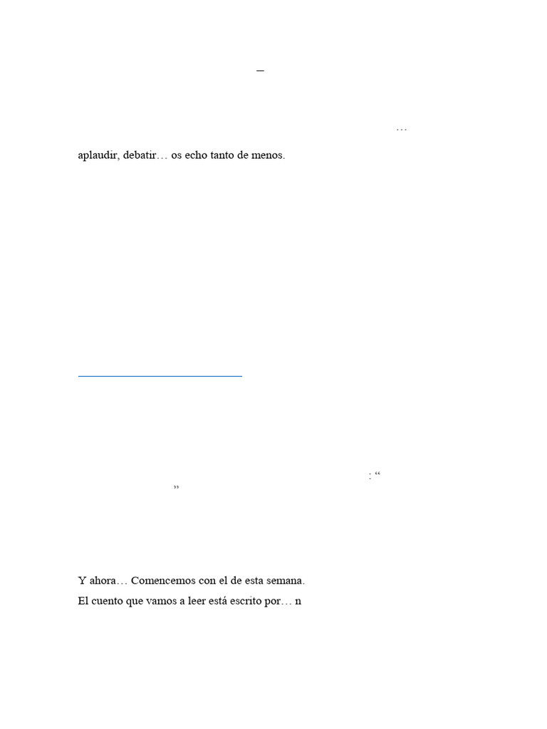 Taller de escritura 26 de marzo | PDF