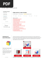 Notacion Cubo Rubik 3x3x3 Ilustrado | PDF