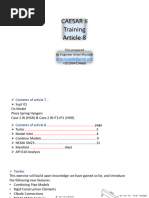 Caesar II Tutorial | PDF | Pipe (Fluid Conveyance) | Structural Analysis